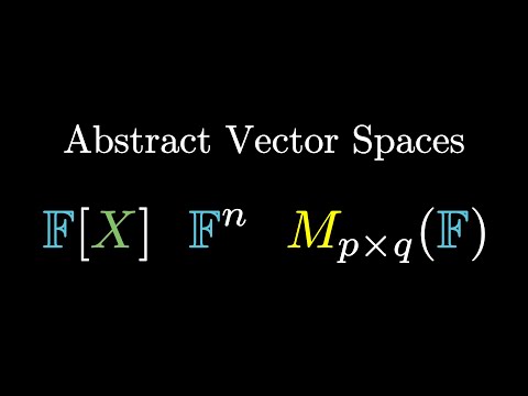 But what is a Vector Space?