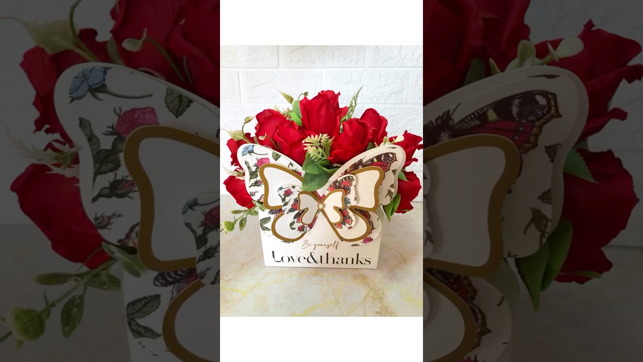 Idea para regalar el día del amor y la amistad con rosas rojas 🌹/ 14 de febrero/ Valentine’s Day