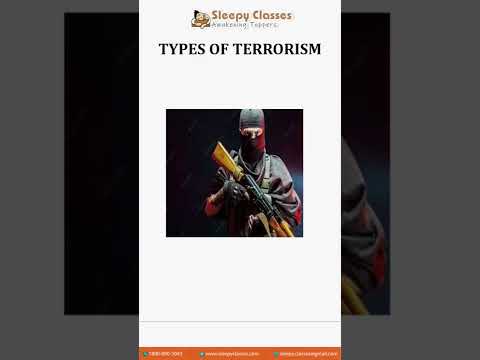 Types of Terrorism - What YOU Need to Know