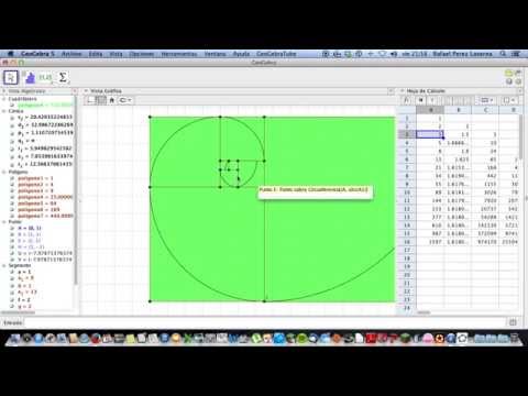 ESPIRAL DE FIBONACCI CON GEOGEBRA PARA AMPLIACIÓN | Matemerce