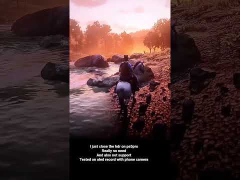 RDR2 HDR SETTINGS | close HDR on ps5pro | Best Solution|