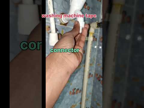 washing machine tap connection
