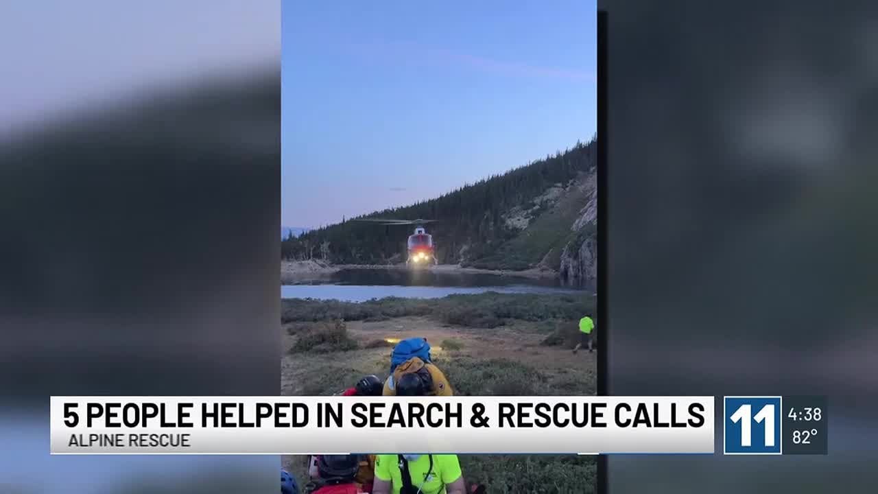 5 people safe after search and rescue calls in Colorado