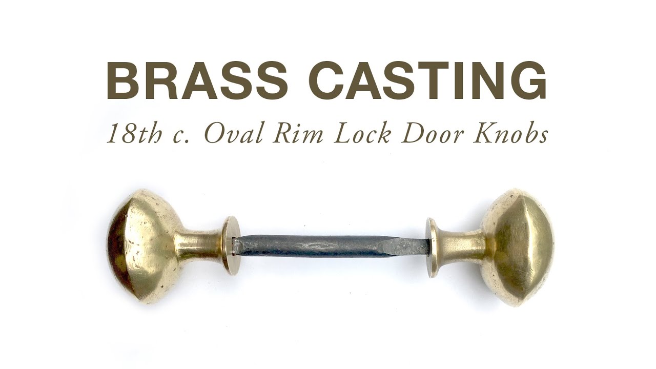 Brass Casting - Oval Rim Lock Door Knobs