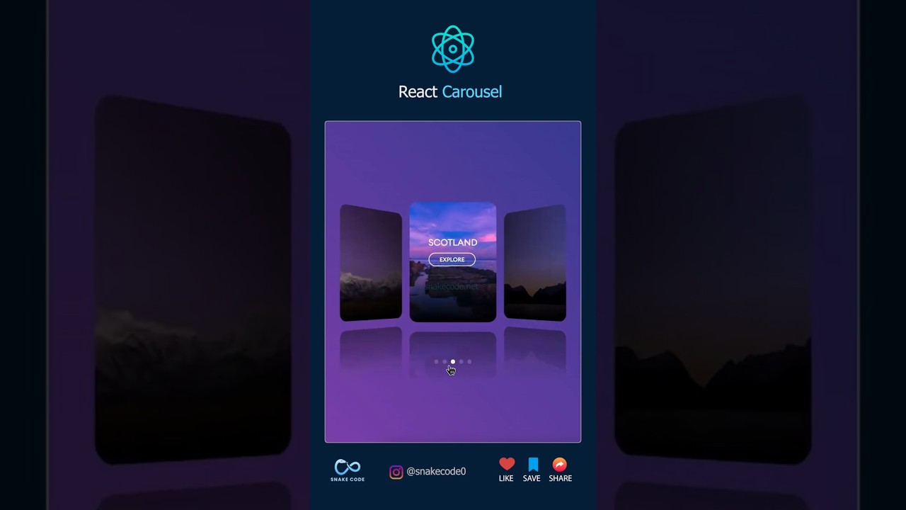 react carousel #reactjs #animation #css3