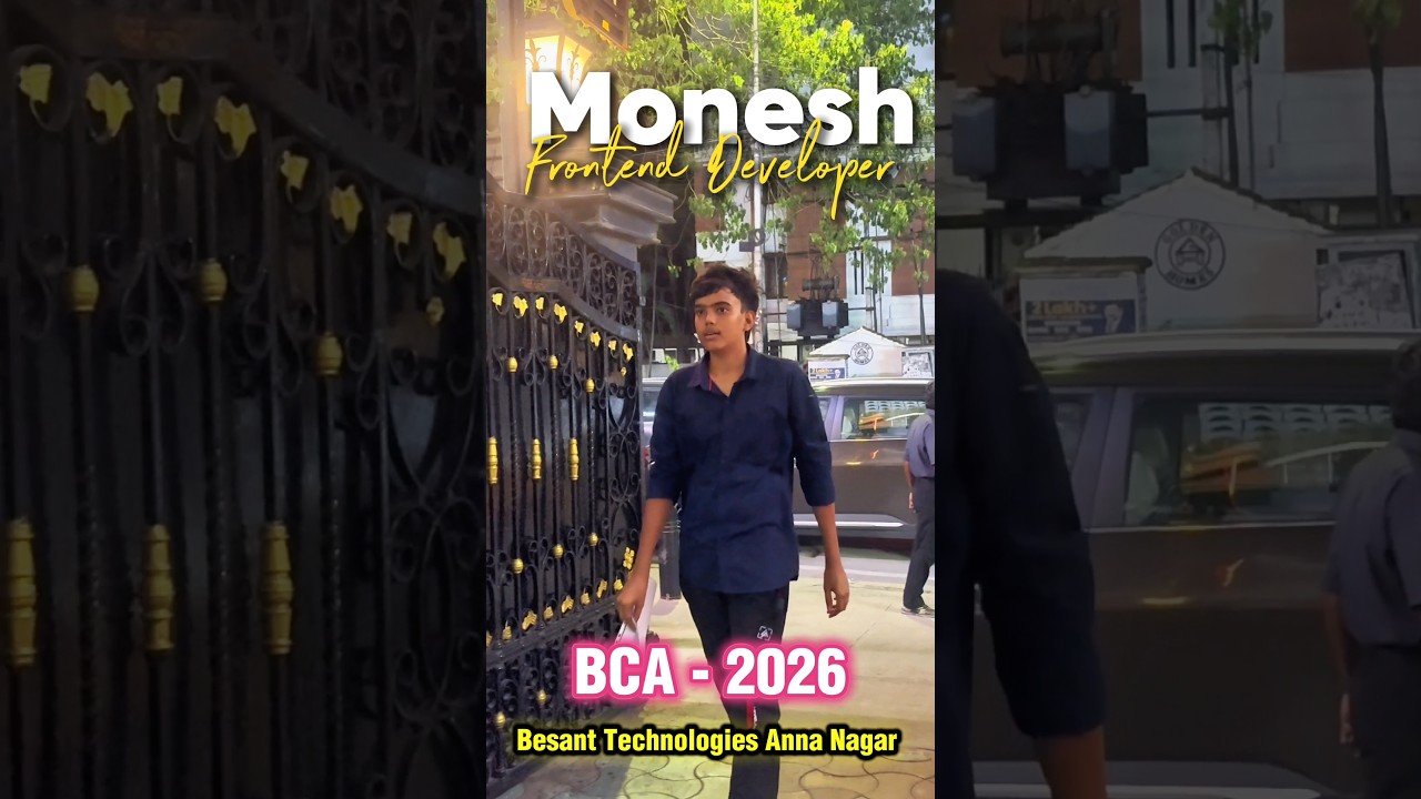 2026 Fresher to IT | Monesh Got Placed As #frontenddeveloper | Best Placement Training Institute