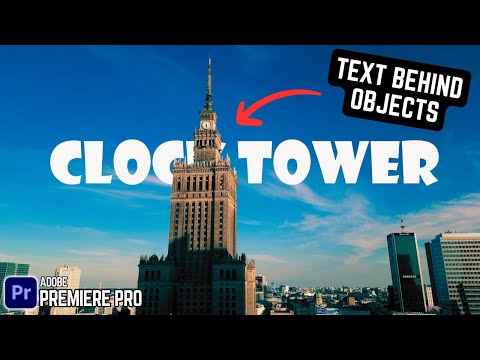 How to Add Text Behind Objects in Premiere Pro (2025 Advanced Tutorial!)