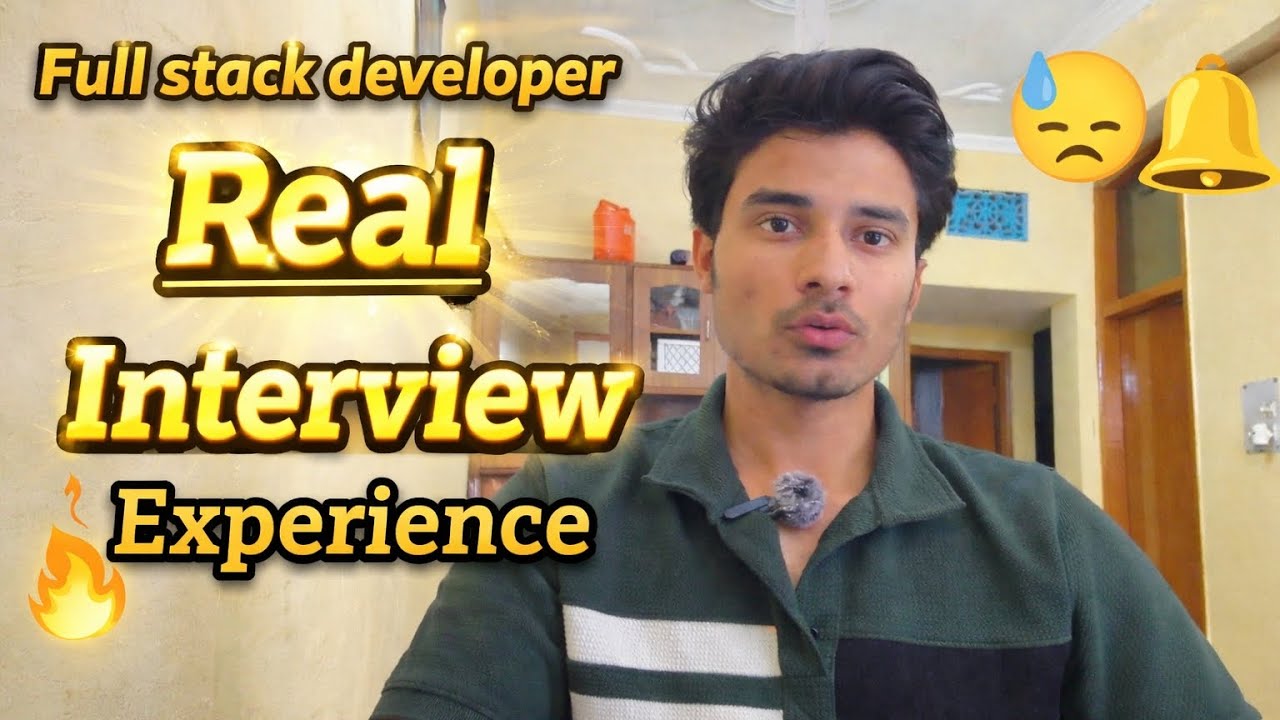 REAL Web developer interview experience | #fullstackwebdeveloper #webdeveloperimterview #interview 