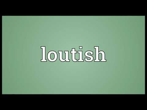 Loutish Meaning