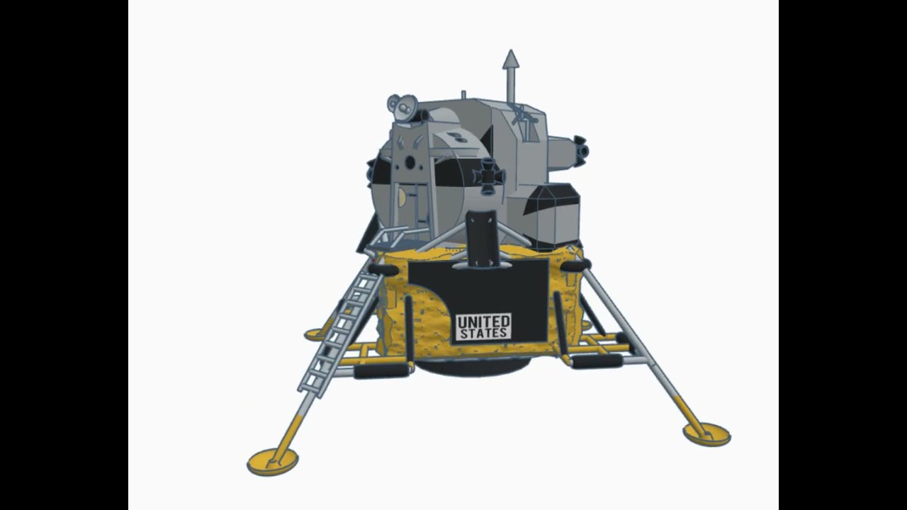 Tinkercad Apollo 11 Lunar Module