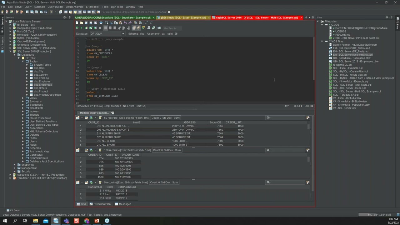 Getting Started with Aqua Data Studio