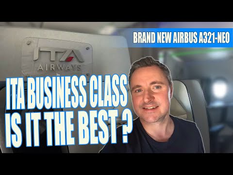 ITA AIRWAYS BUSINESS CLASS Flying in the New A321-Neo