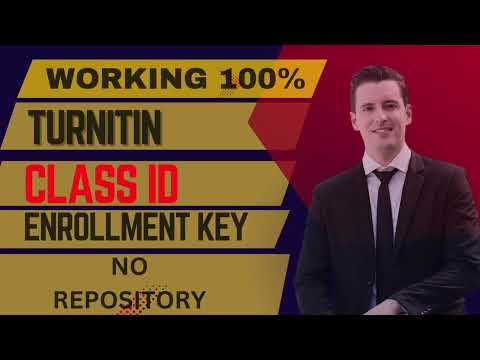 Turnitin class id and enrollment key | No repository use EP #turnitin #norepository #usa #caneda