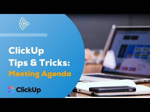 ClickUp Tip: Team Meeting Agenda