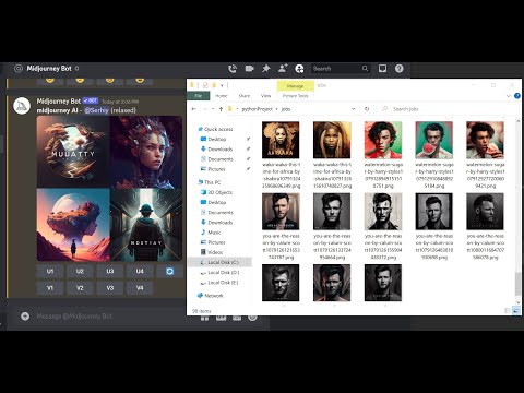 Download your Midjourney gallery - midjourney image downloader script automation python