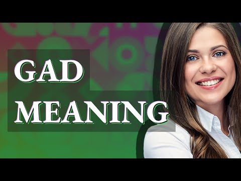 Gad | meaning of Gad