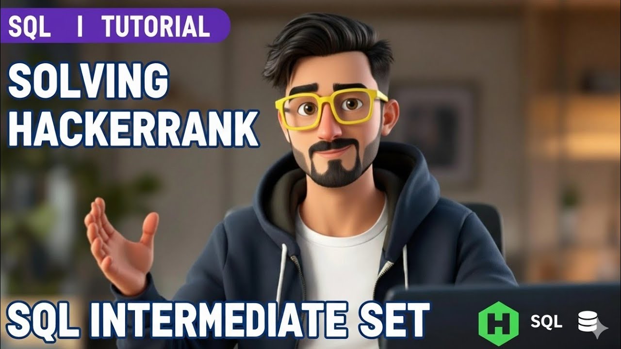 HackerRank SQL Intermediate Challenge SOLVED.      #sql #hackerrank #certification 