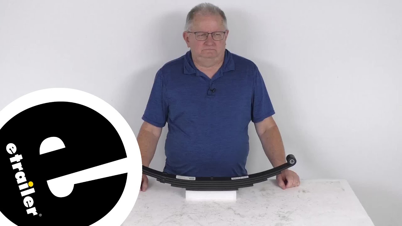 etrailer | In-Depth Review of the 5-Leaf Double-Eye Spring for 6,000-lb Trailer Axles