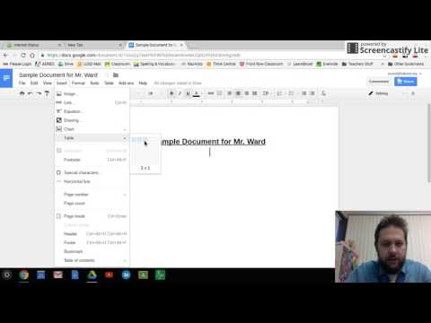 Google Docs Basics for Chromebooks