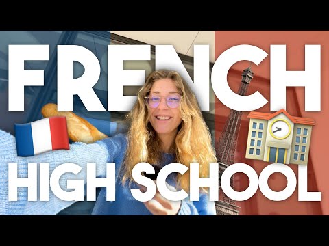 a day in a french high school 🇫🇷🥖