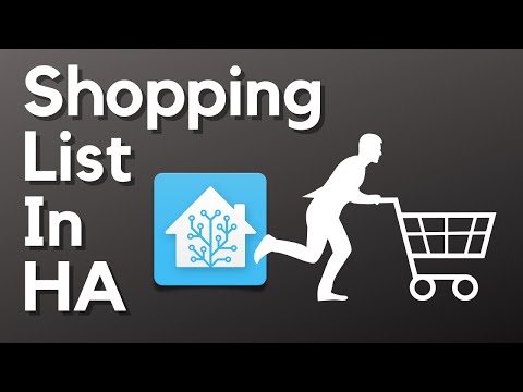 Automate and track your Shopping List in Home Assistant