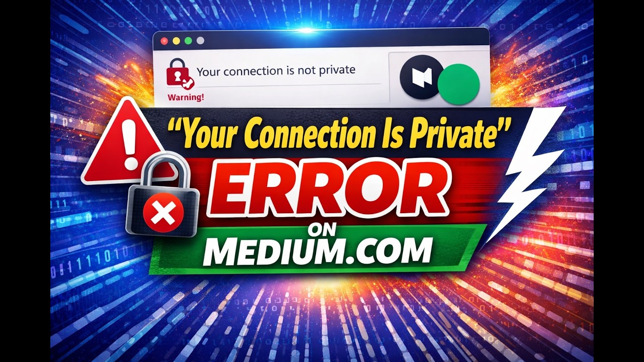 Your Connection Is Private | How to Fix Medium.com Not Working in India