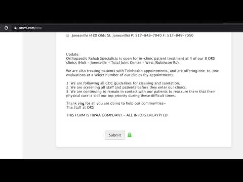 Remote Patient Referral Form Video for Providers