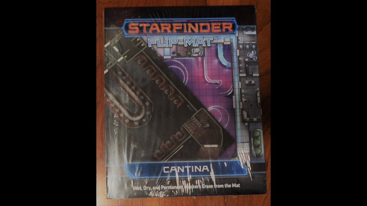 Starfinder Flip Mat Opening and Review