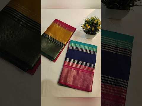 Semi Mysore Silk Sarees – 2 Colors Available at Just ₹750! 💖 dm Or what's up:9141050450