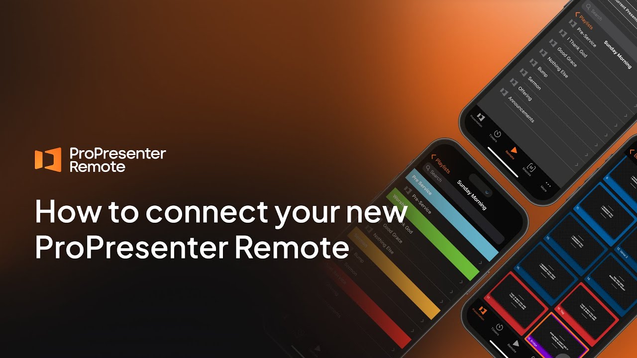 How to Connect ProPresenter Remote to Your Computer