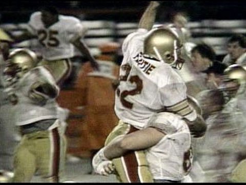 Miracle in Miami - Doug Flutie's Pass to Gerard Phelan