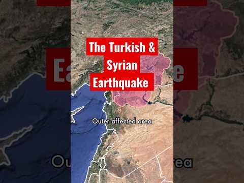 The Turkish & Syrian Earthquake 🇹🇷😥 #subscribe #map #world