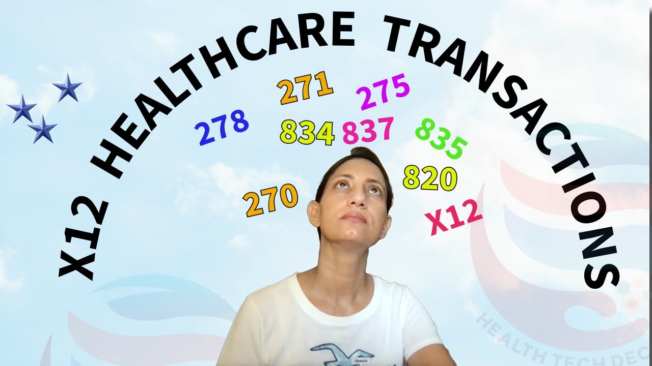 How are EDI X12 Transactions exchanged in the Healthcare workflow