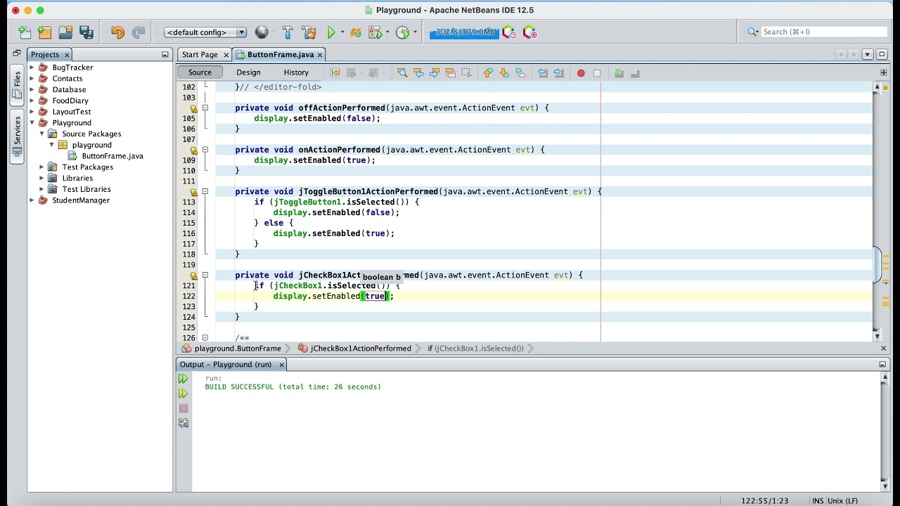 Java | Playing In Netbeans | JCheckBox