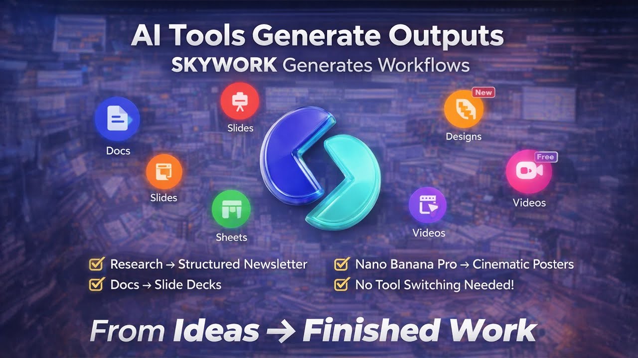 Skywork AI — Documents, Slides & Posters From One Idea