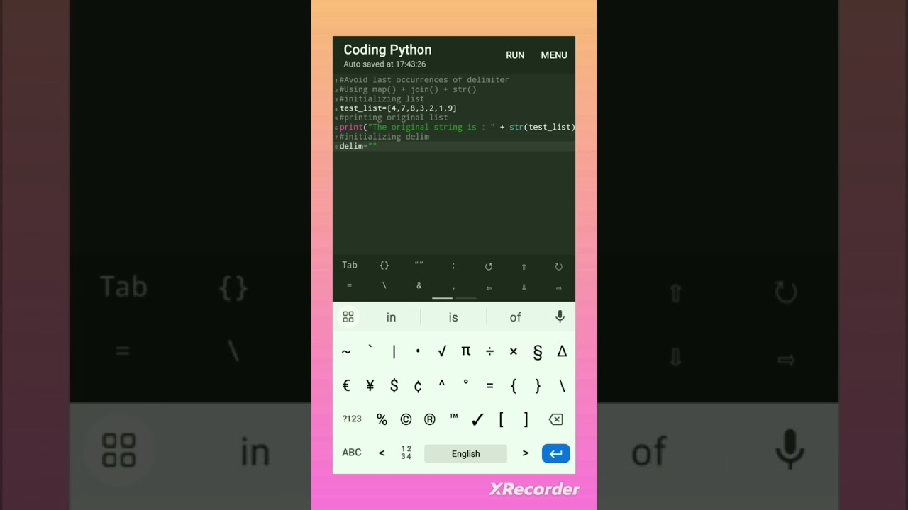 Python:Avoid last occurrence of delimiter #python#programming #pythontutorial#viral#shorts #coding