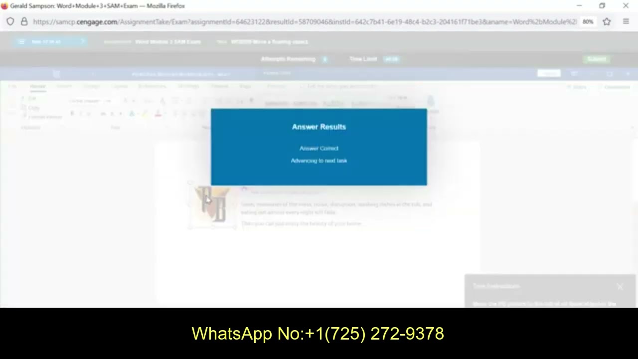 Word Module 2 SAM Exam | Word Module 2: Navigating and Formatting a Document