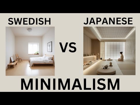 Japanese Minimalism vs Swedish Minimalism. What is the difference?