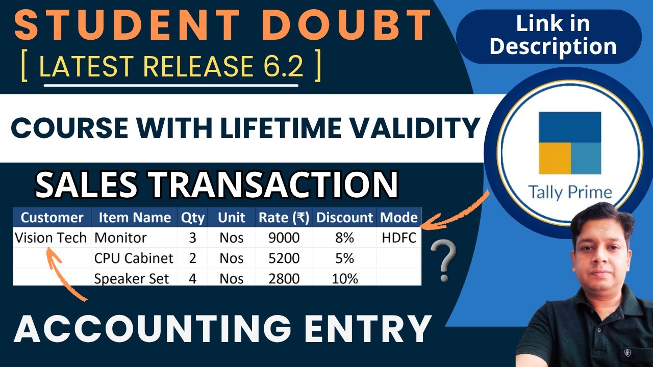 Part 51 ||🔥 Tally Prime Sales Entry Doubt Solved | Learn Practical Accounting Like a Pro! 💼💡