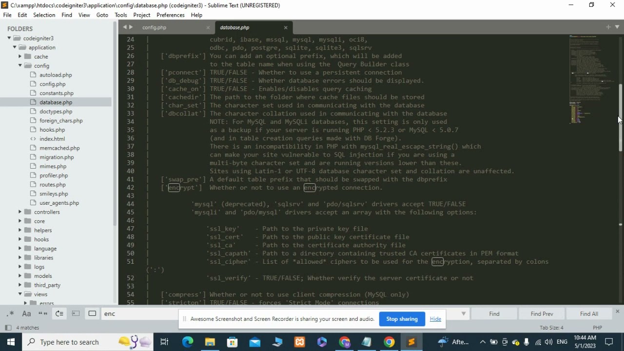 codeigniter development codeigniter 3 configuration