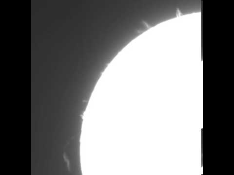 Solar Prominence animation - Coronado SolarMax 60II