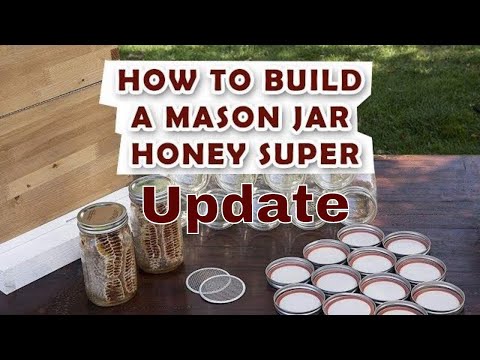 How to Build a Mason Jar Honey Super: Update
