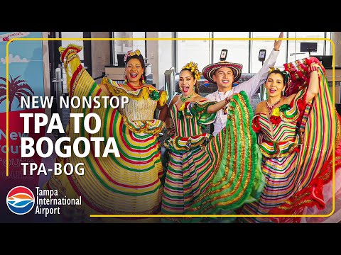 TPA celebrates new nonstop service to Bogota, Colombia (BOG) with Avianca!