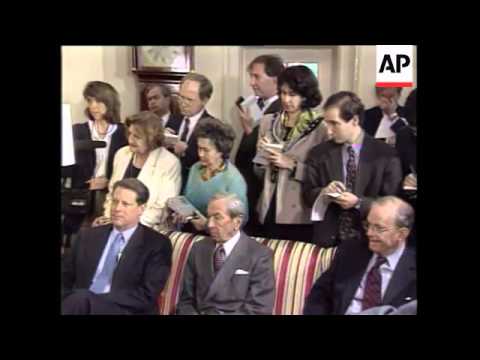 Yasser Arafat's Visit To The White House