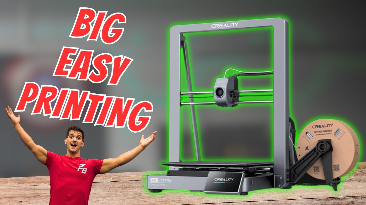 A LARGE 3D Printer...That Just Works? | Creality Ender-3 V3 PLUS
