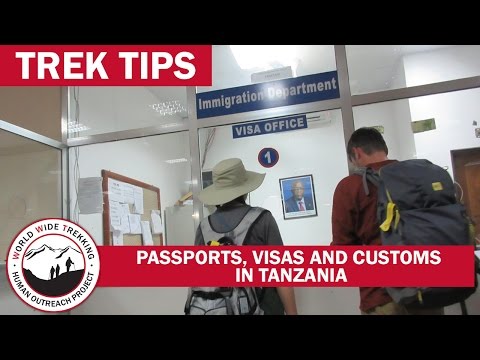Tanzania Airport: Passports, Visas, and Customs for Kilimanjaro Climb and Safari | Trek Tips