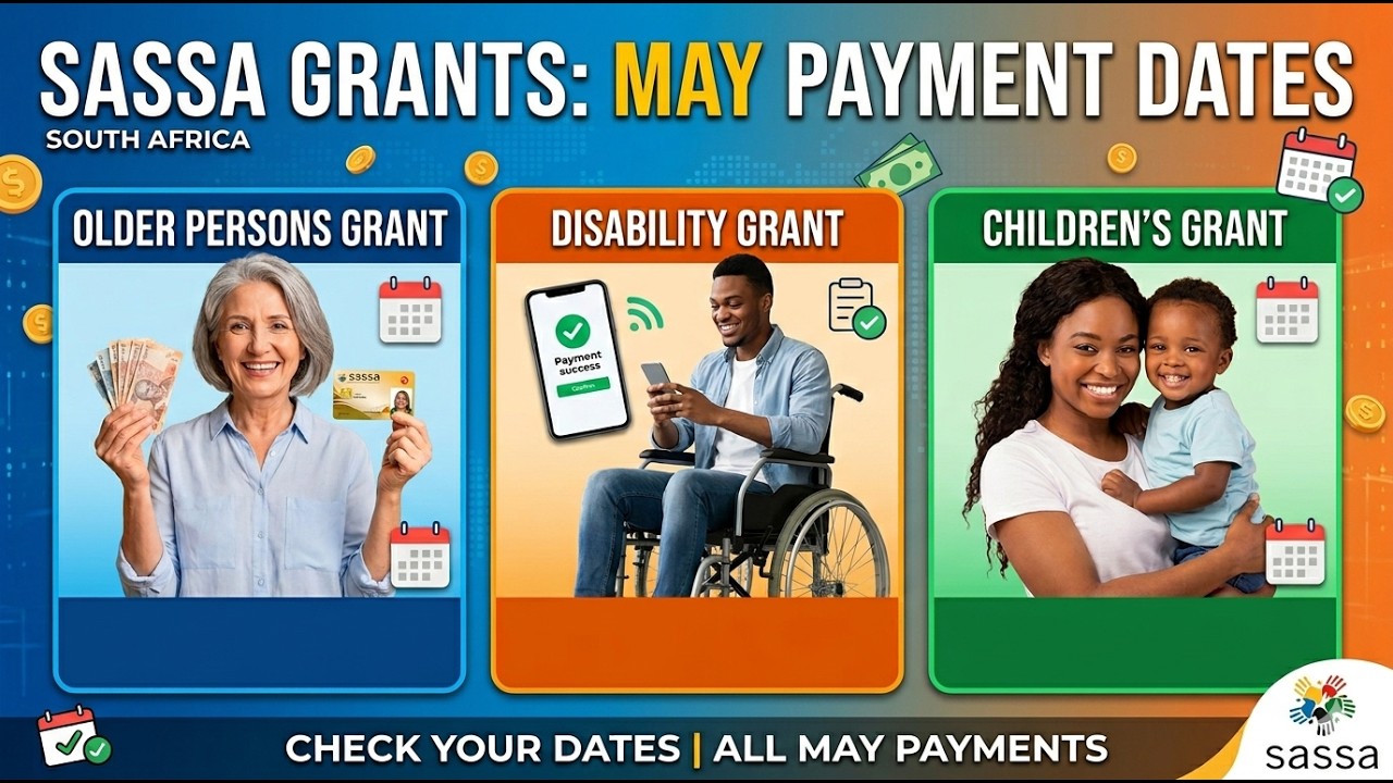 SASSA Payment Dates May 2026 ✅ Full Schedule, Grant Increases & Important Updates!