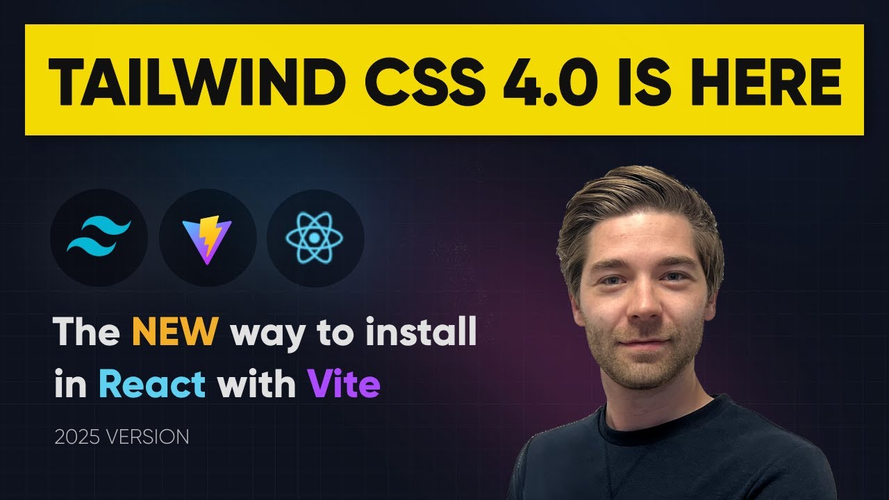 Tailwind CSS 4.0 is finally here - The NEW way to install with Vite + React (2025)
