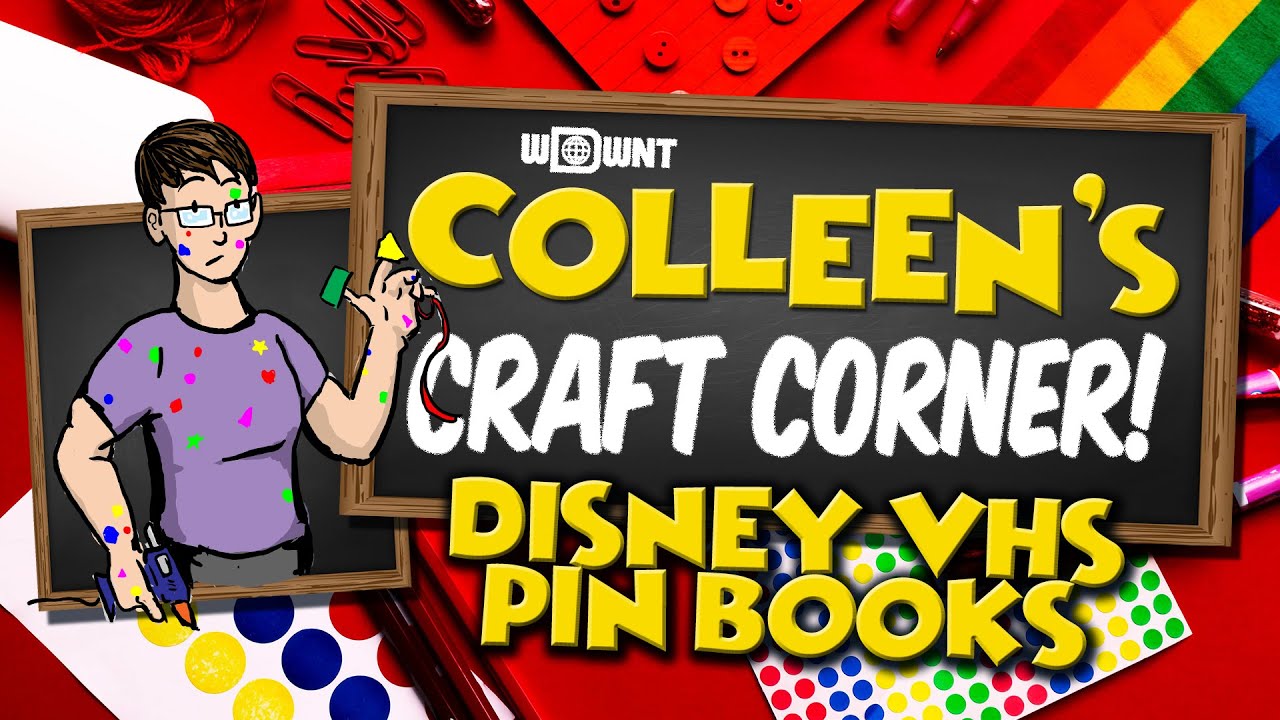How to Make Classic Disney VHS Pin Books! - Colleen's Craft Corner