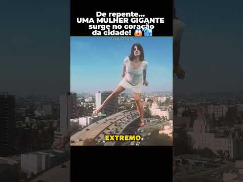 🎬A Mulher Gigante😱 #short #filmes #filmes